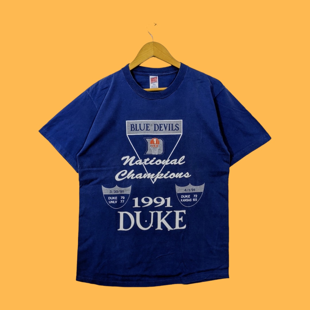 Vintage 1991 Blue Devils National Champions Duke University College ...