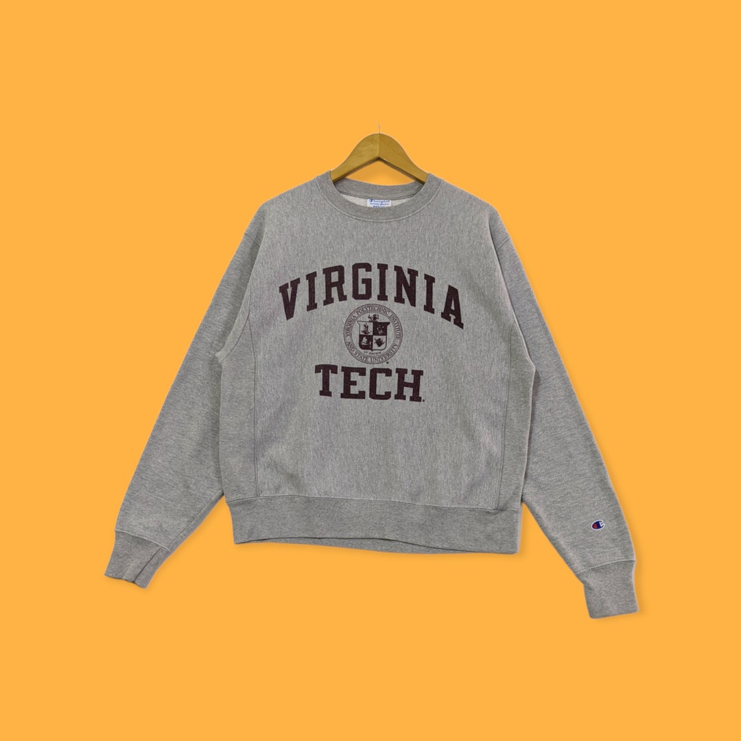 Vintage Virginia Tech University Champion Reverse Weave Sweatshirt ...