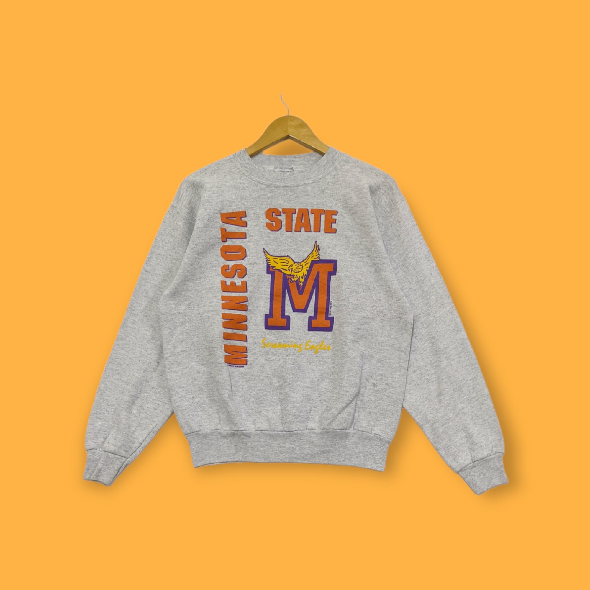 Vintage 90s Minnesota State University Screaming Eagles Sweatshirt ...