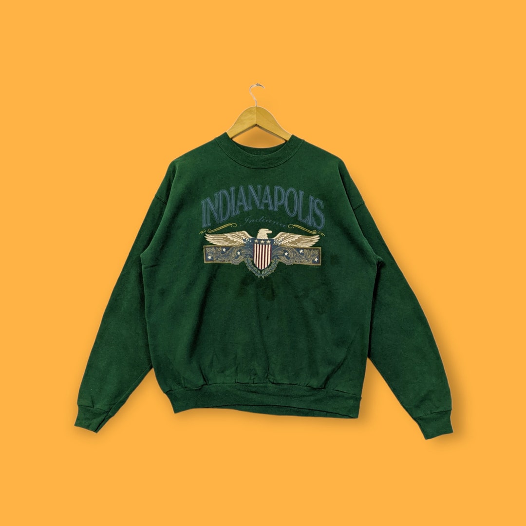 Vintage Indianapolis Eagle Logo Sweatshirt Indianapolis Crewneck ...