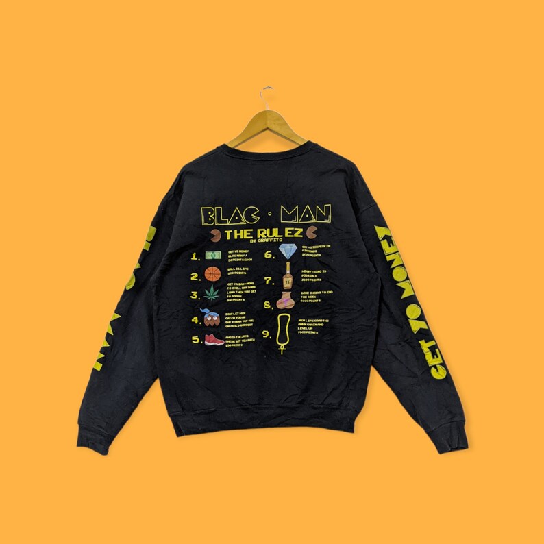 Vintage Pac Man Sweatshirt Pac Man Crewneck Pac Man Sweater Pullover ...