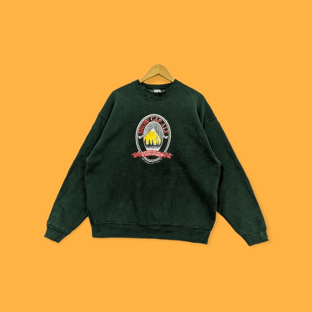 Vintage Snow Cap Ale Sweatshirt Snow Cap Ale Crewneck Snow Cap Ale ...