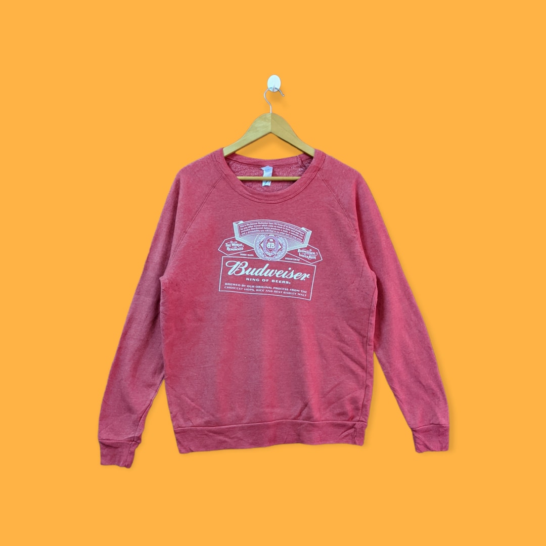 Budweiser Big Logo Sweatshirt Budweiser Crewneck Budweiser Sweater ...
