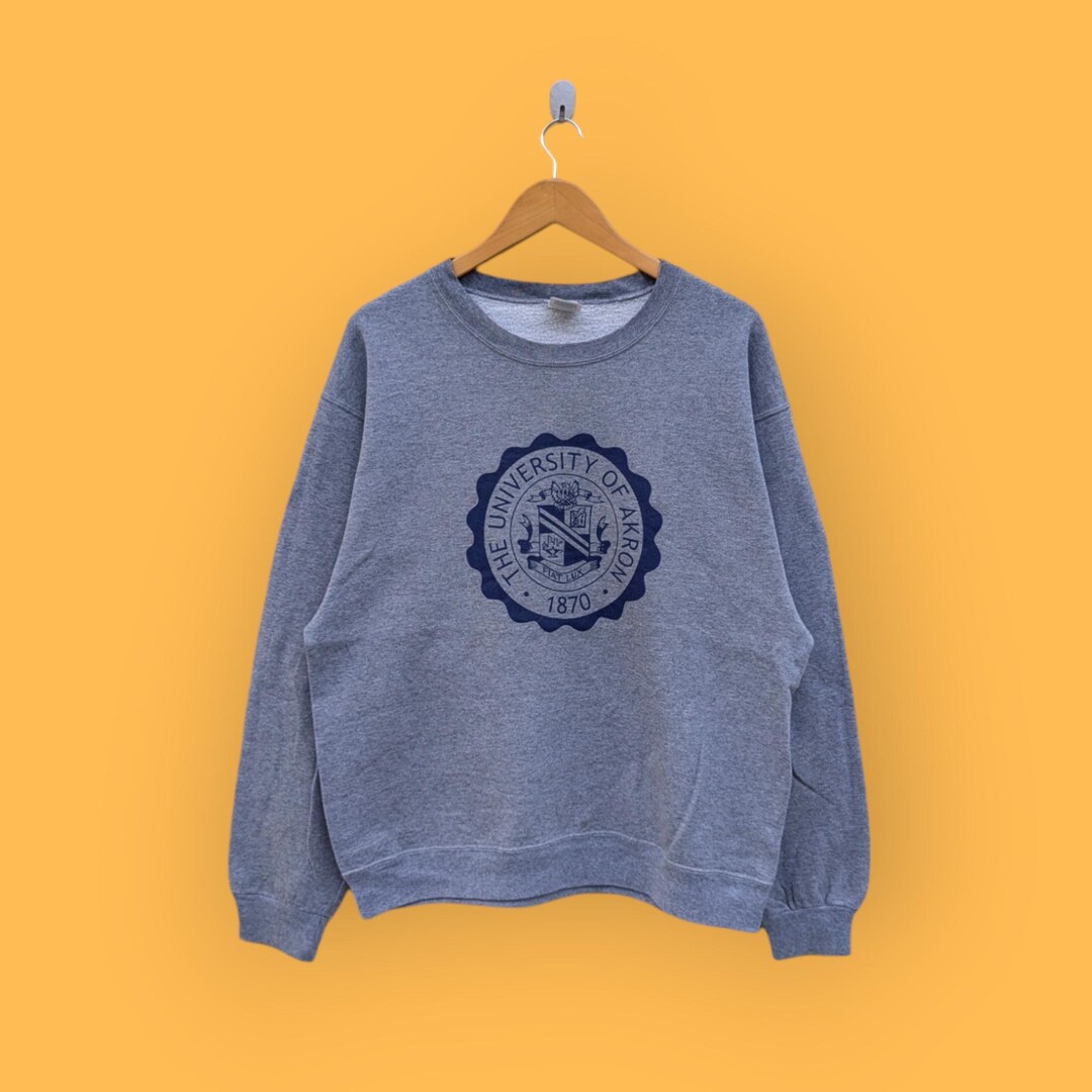 Vintage University of Akron Sweatshirt University of Akron Crewneck ...