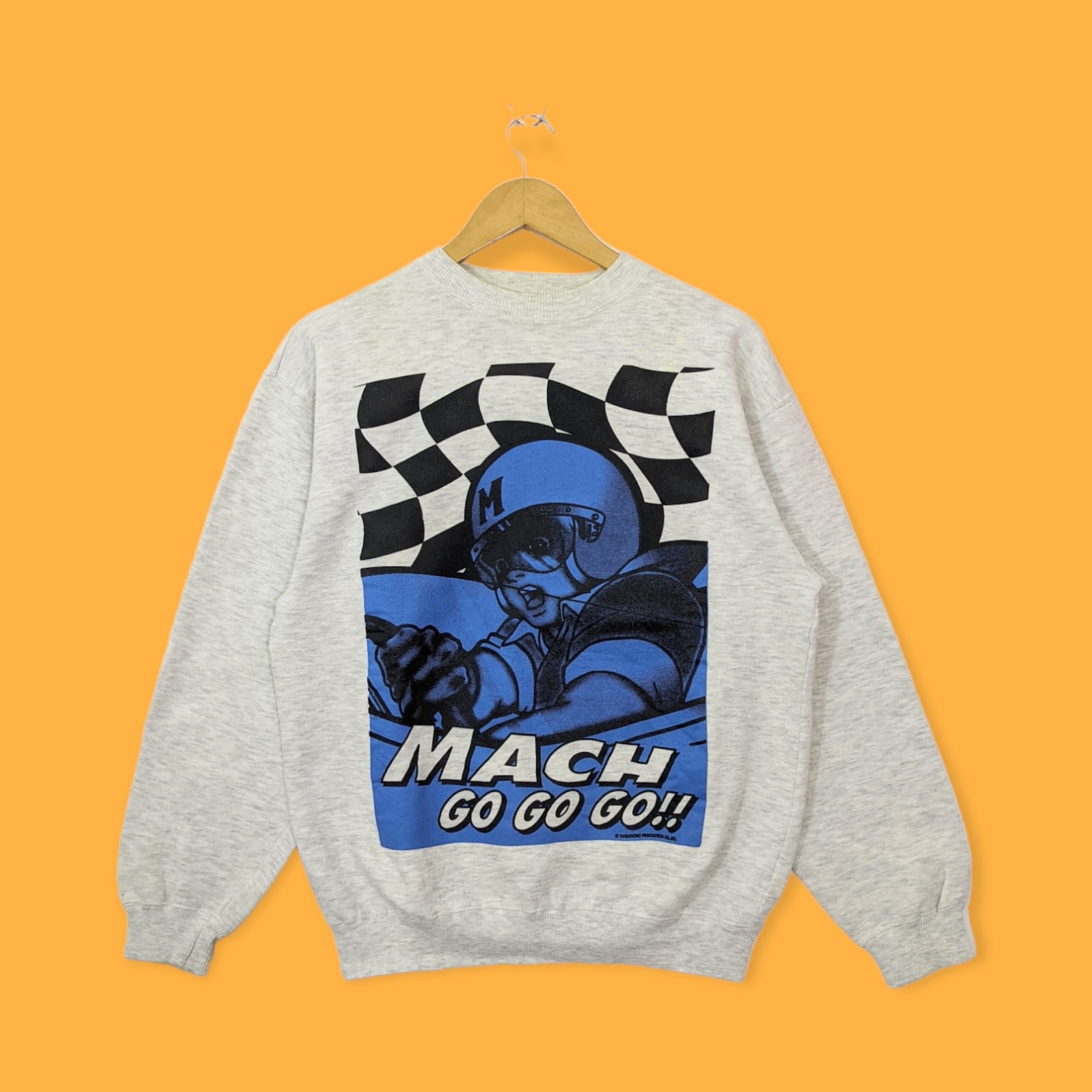 Vintage Speed Racer Manga Japanese Anime Sweatshirt Speed Racer ...