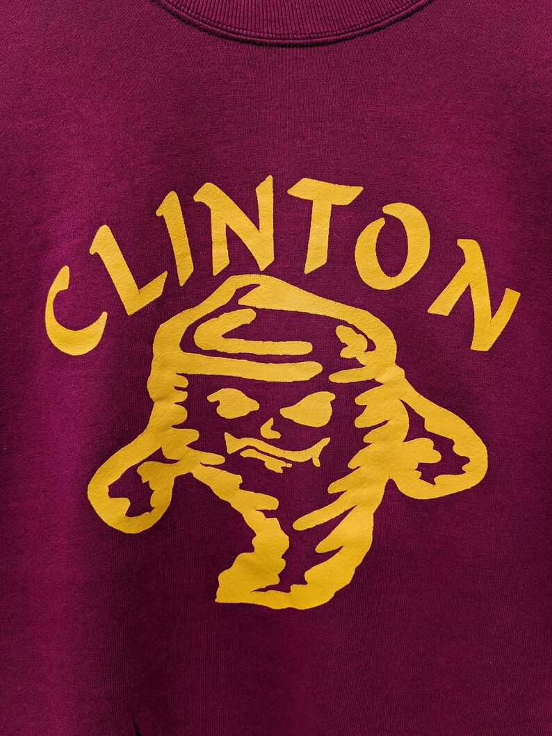 Vintage 90s Clinton Red Tornadoes Sweatshirt Clinton Red Tornadoes ...
