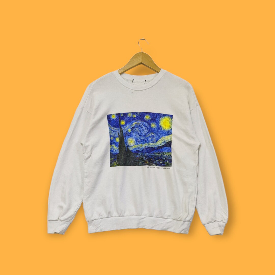 Vincent Van Gogh Starry Night Sweatshirt Starry Night Crewneck Starry ...