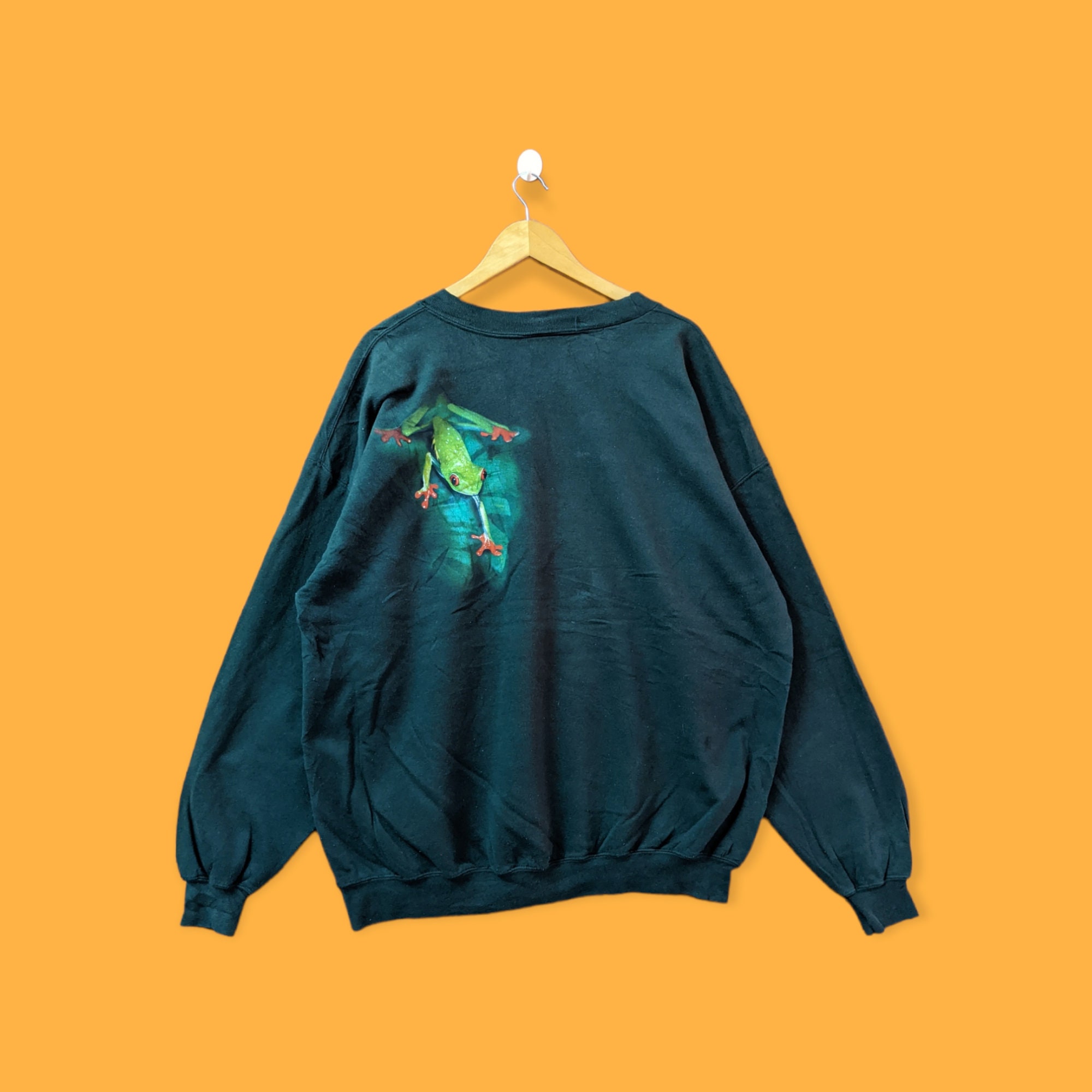Vintage Forest Frogs Big Image Sweatshirt Forest Frogs Crewneck Forest ...