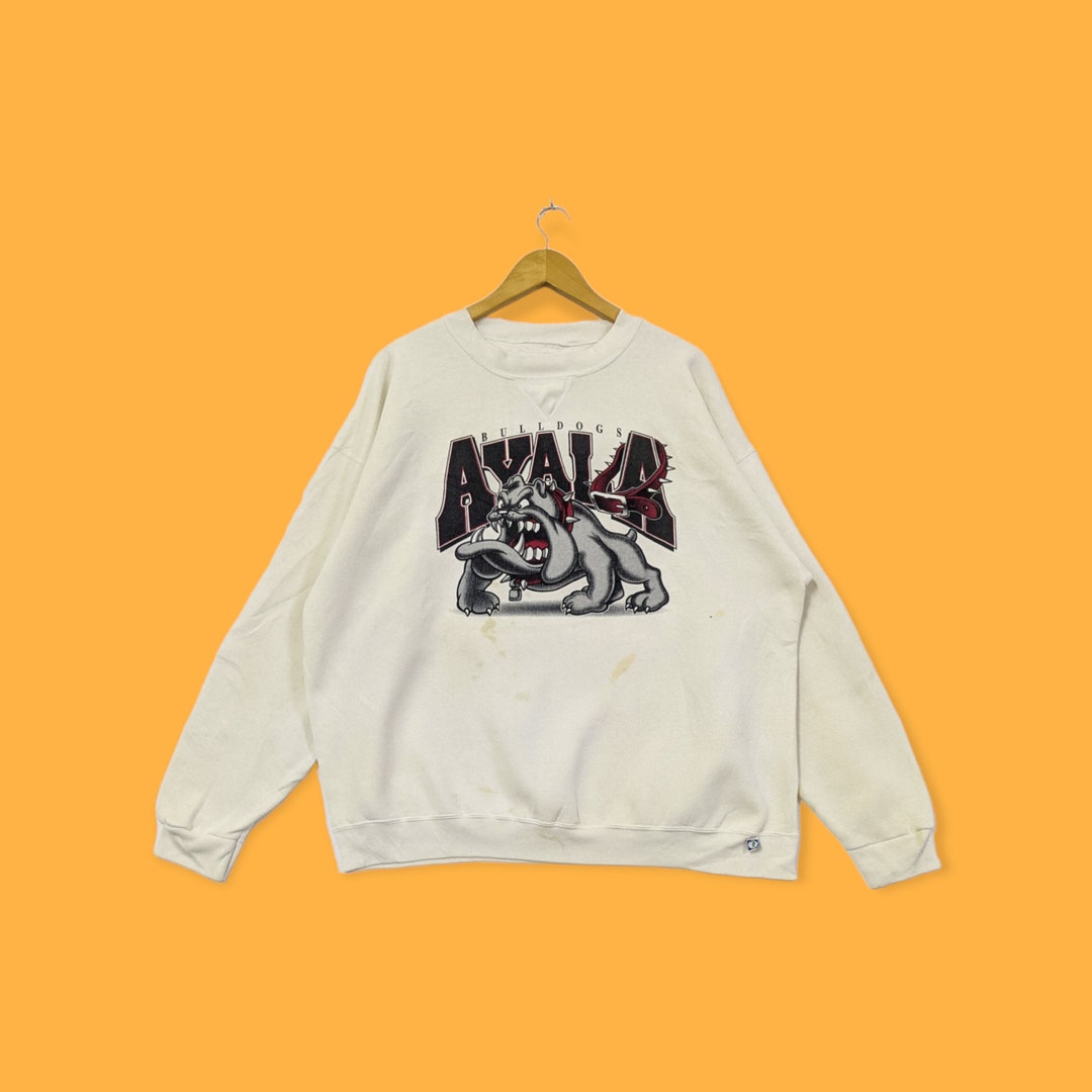 Vintage Ayala Bulldogs Sweatshirt Ayala Bulldogs Crewneck Ayala ...