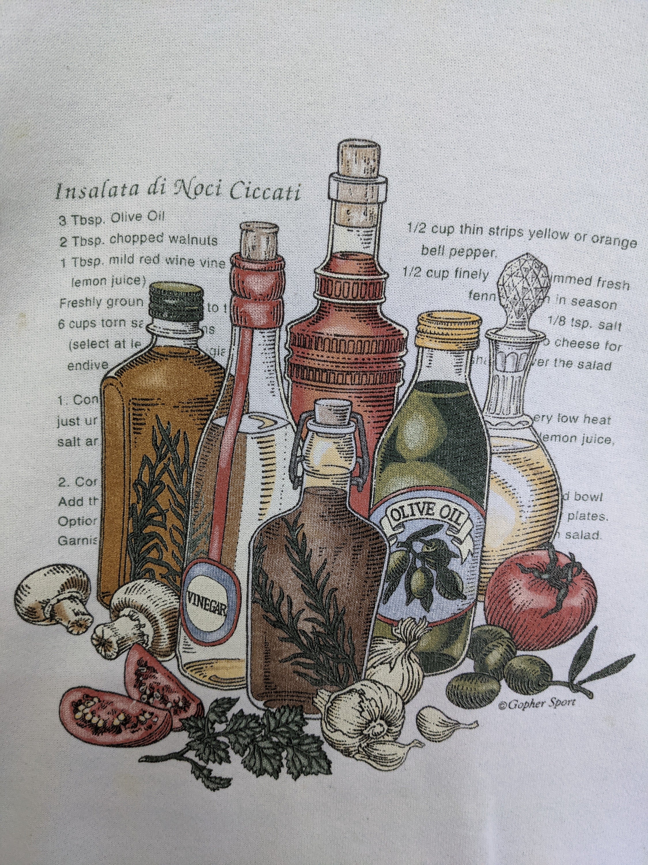 Vintage Gopher Sport Cooking Recipes Sweatshirt Gopher Sport Crewneck ...