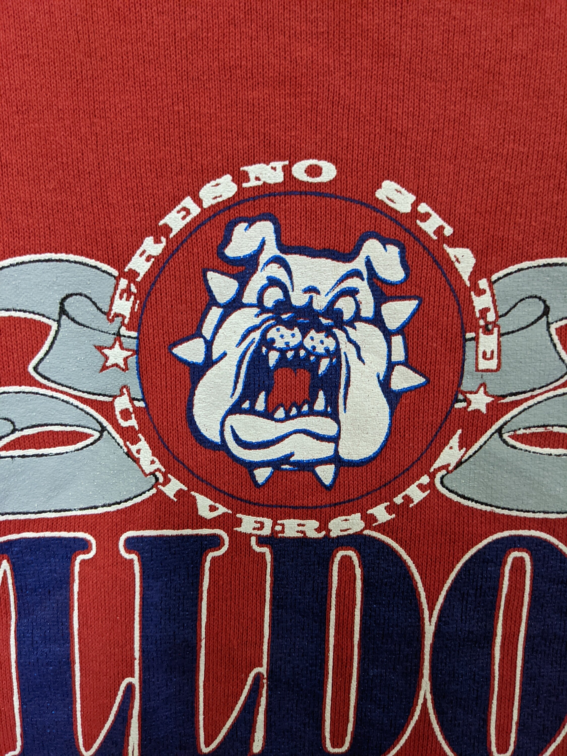 Vintage 1992 Fresno State Bulldogs University Sweatshirts Fresno State ...