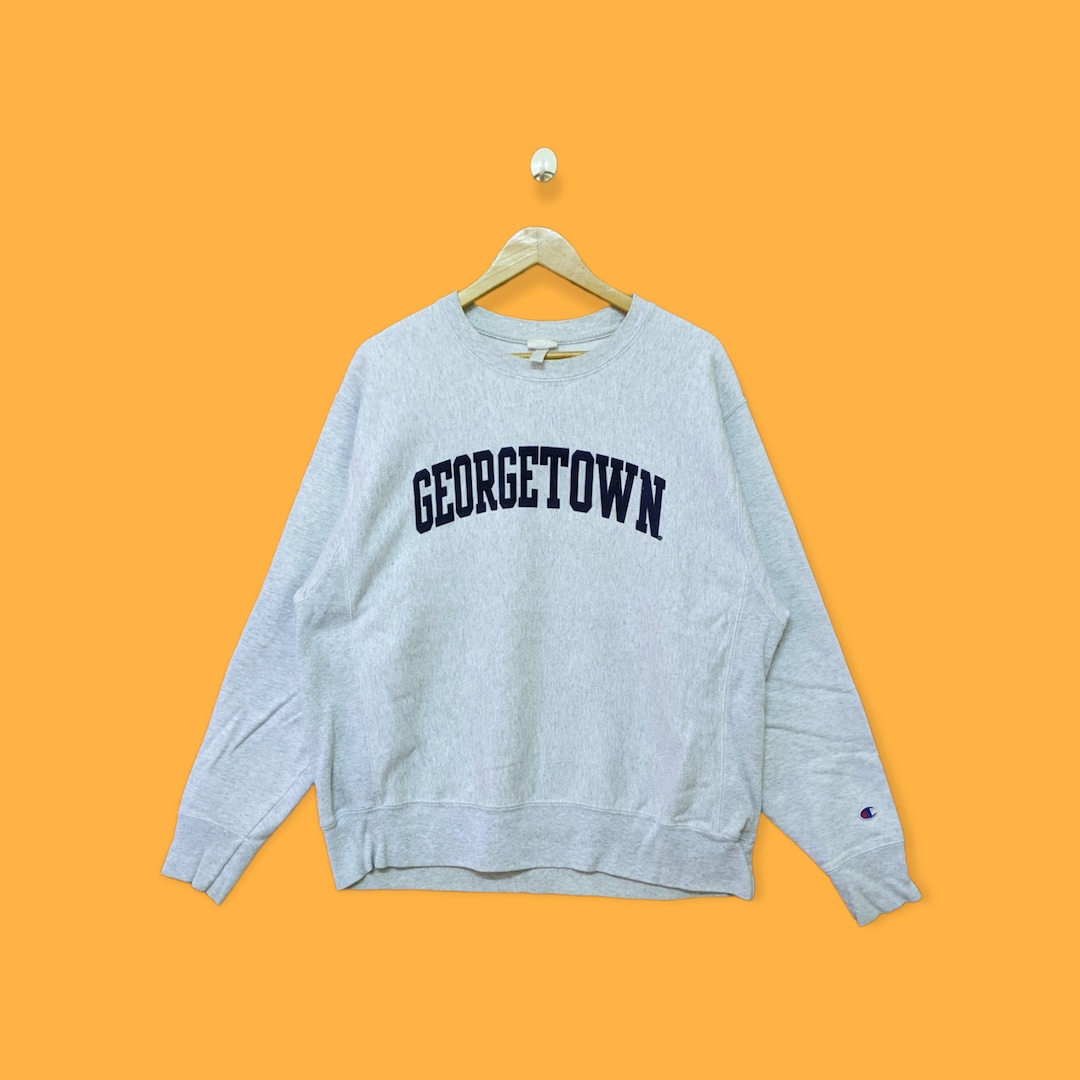 Vintage Georgetown University Champion Reverse Weave Sweatshirt ...