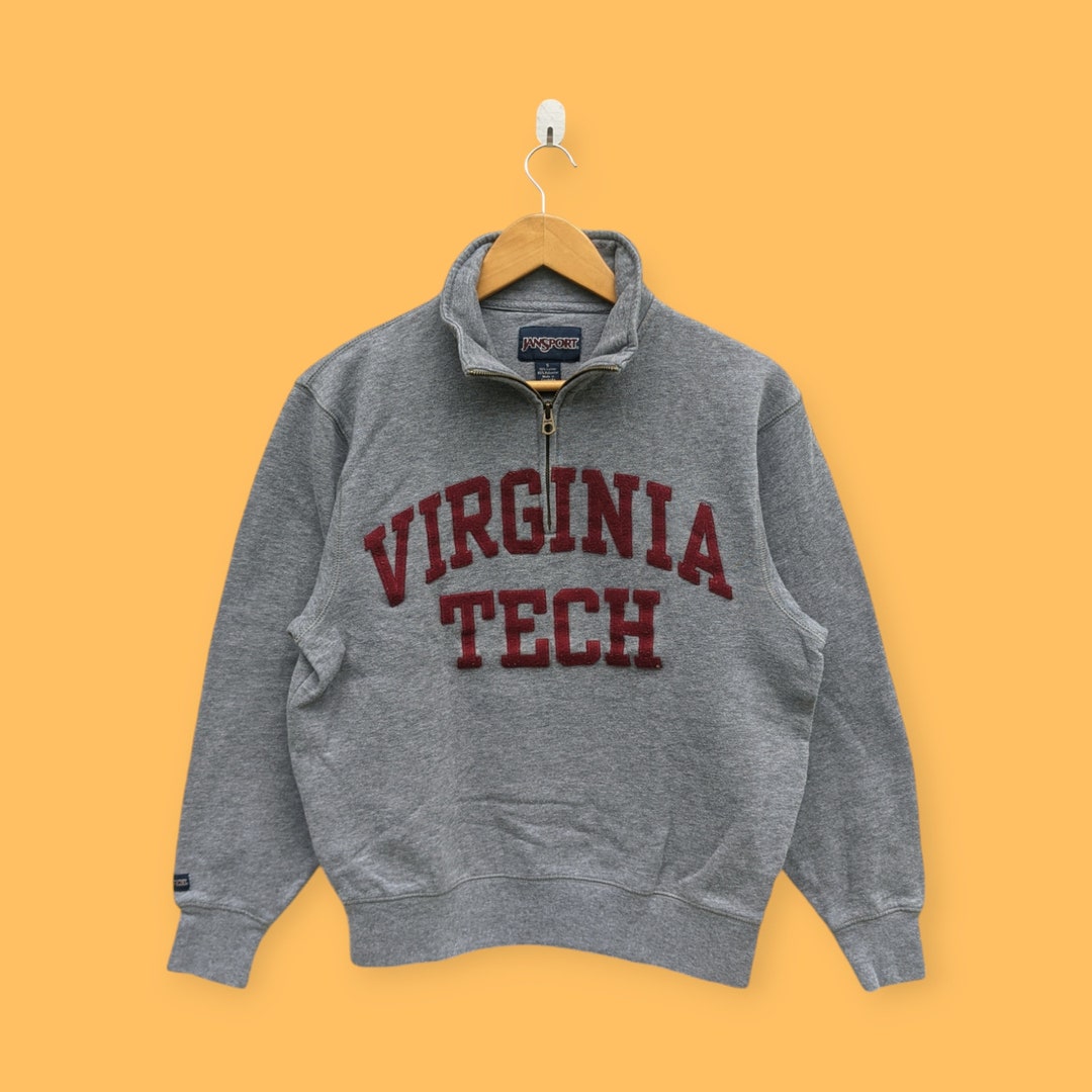 Vintage Virginia Tech University Sweatshirts Jansport Embroidered Logo ...