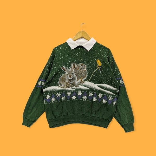 Rabbit Sweater - Etsy