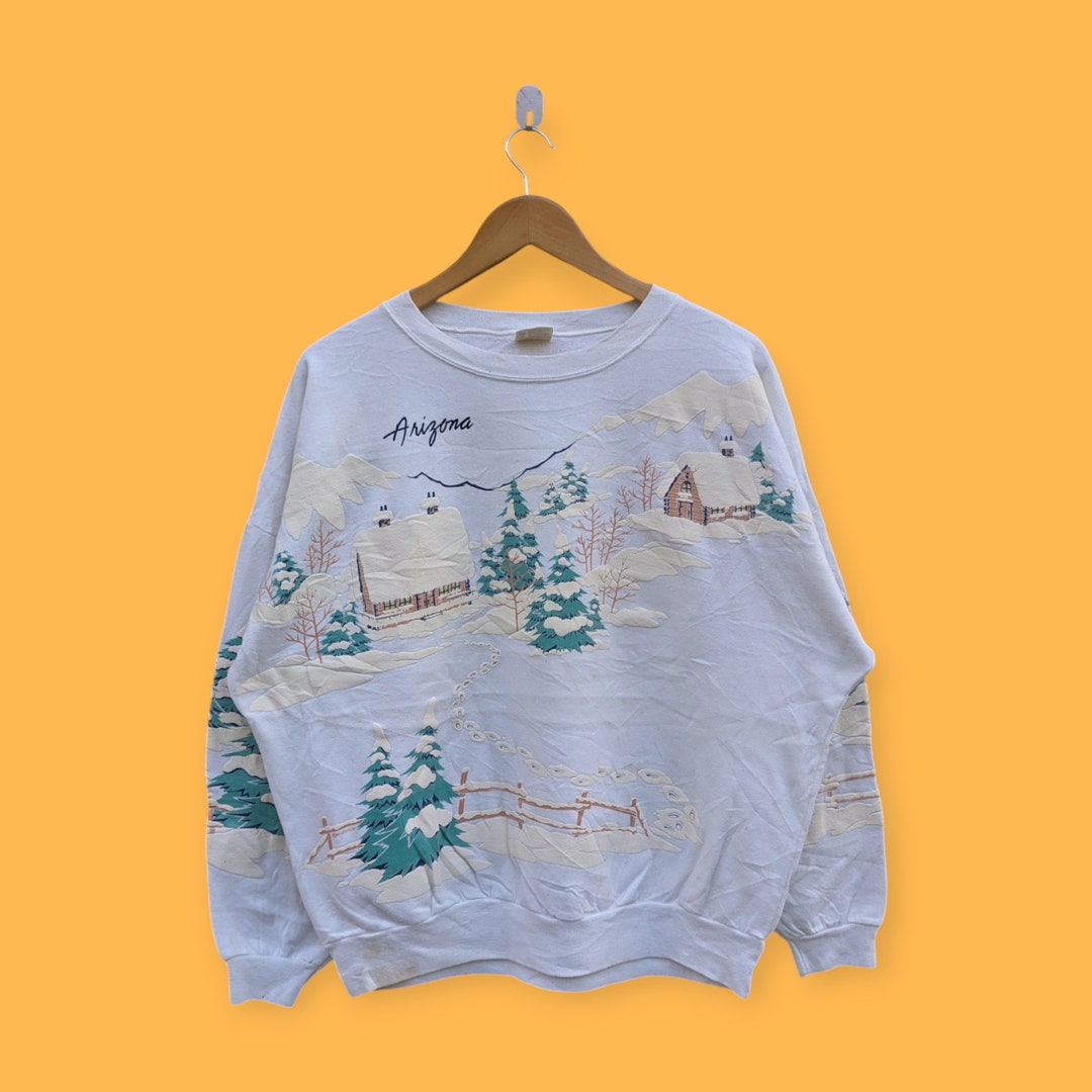Vintage 90s Arizona Full Print All Over Print Sweatshirt Cute Graphics ...