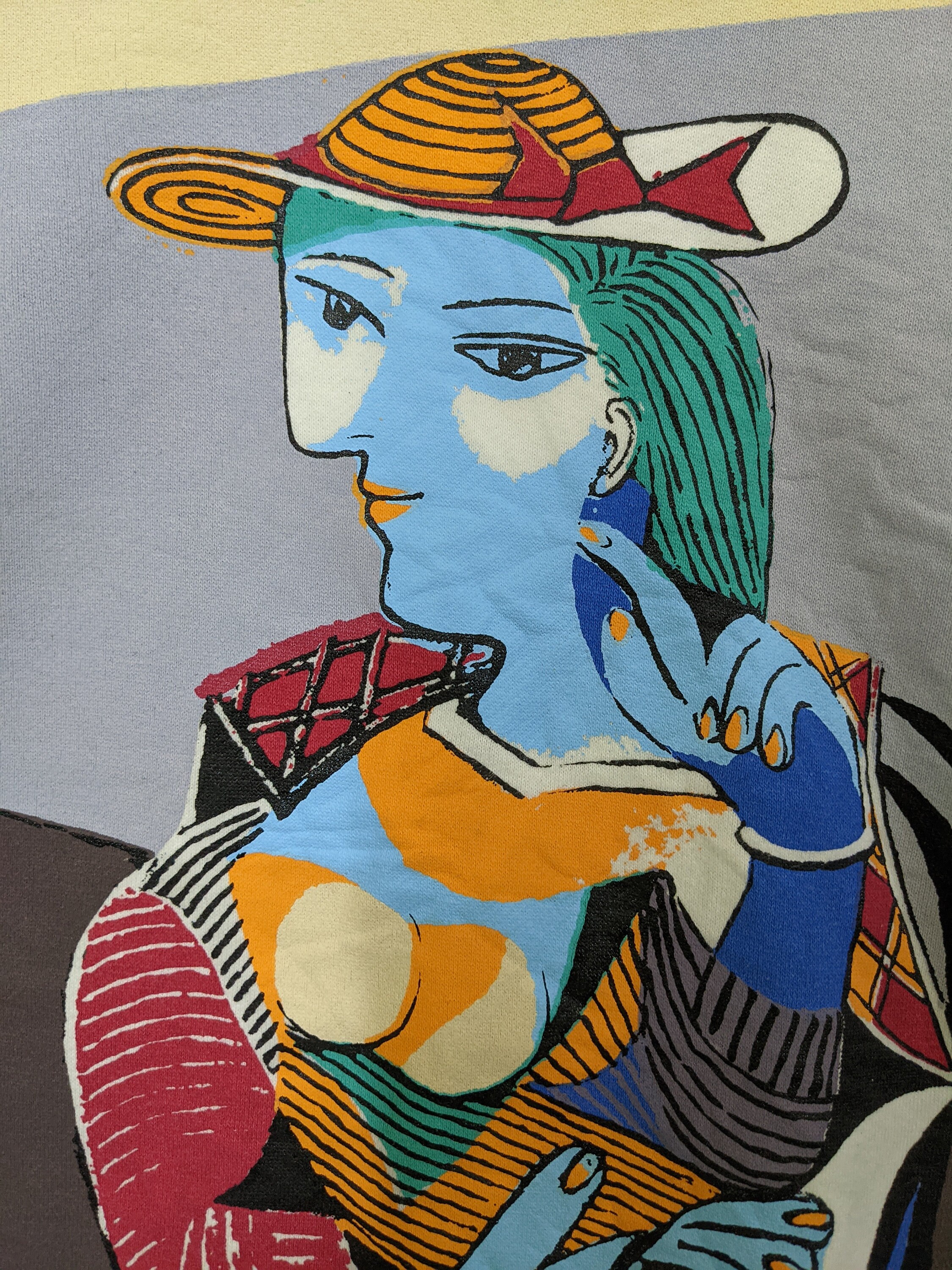 Vintage 90s Pablo Picasso Painting Sweatshirt Pablo Picasso Vintage 90s Pablo Picasso Painting Sweatshirt Pablo Picasso