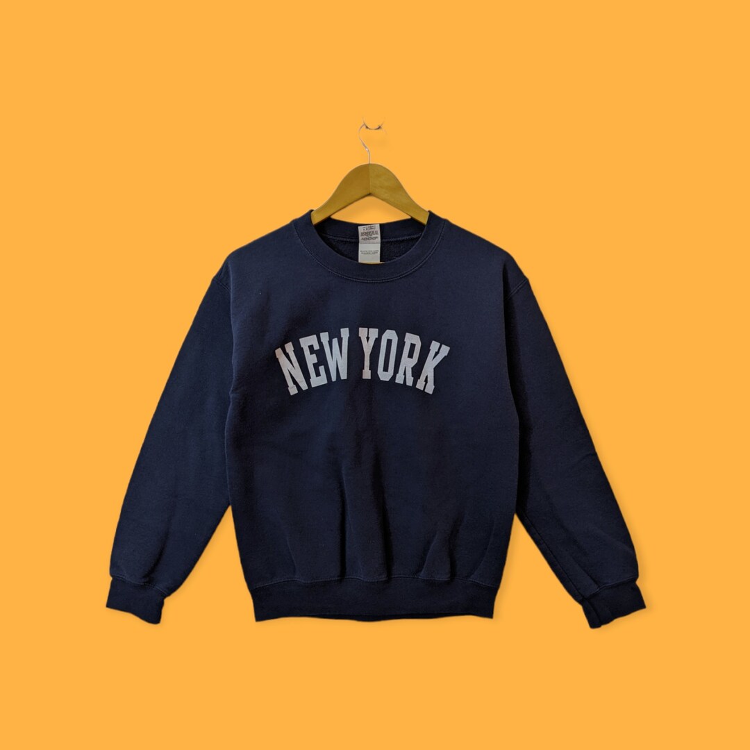New York City Spell Out Sweatshirt New York City Crewneck New York ...