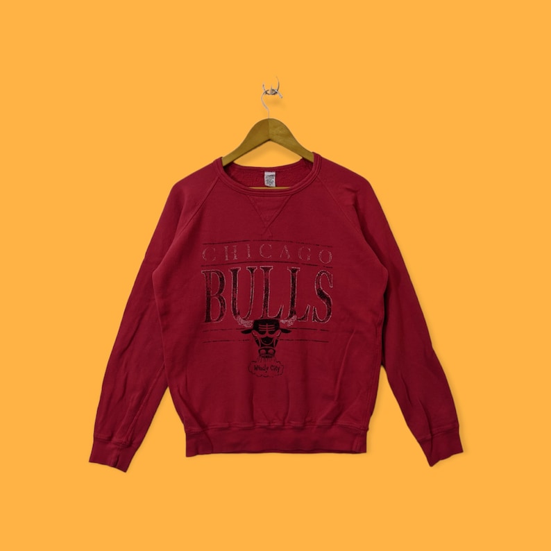 Chicago Bulls Basketball Sweatshirt Chicago Bulls Crewneck Chicago ...