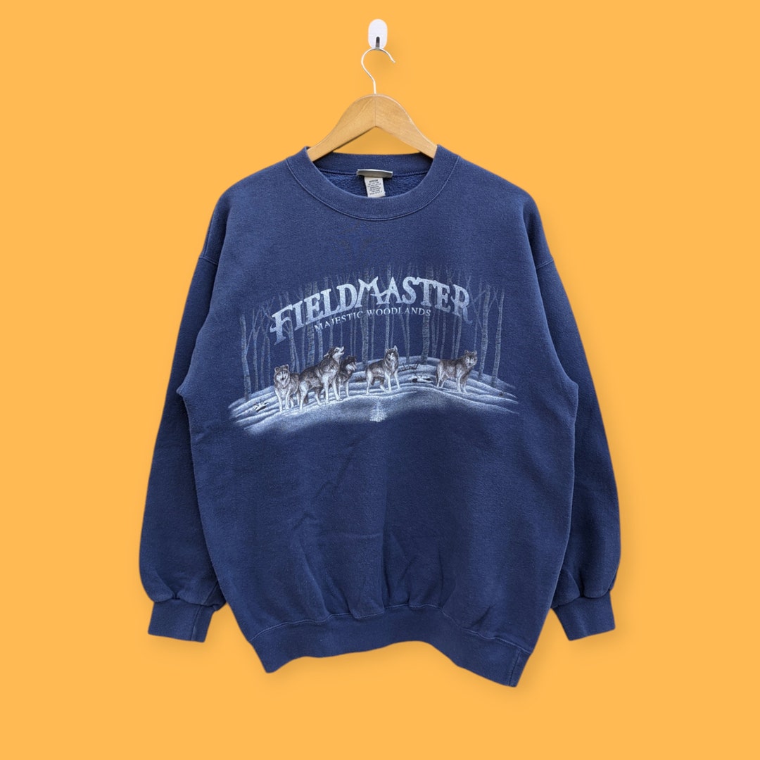 Vintage North American Outfitters Sweatshirt Fieldmaster Crewneck Wolf ...