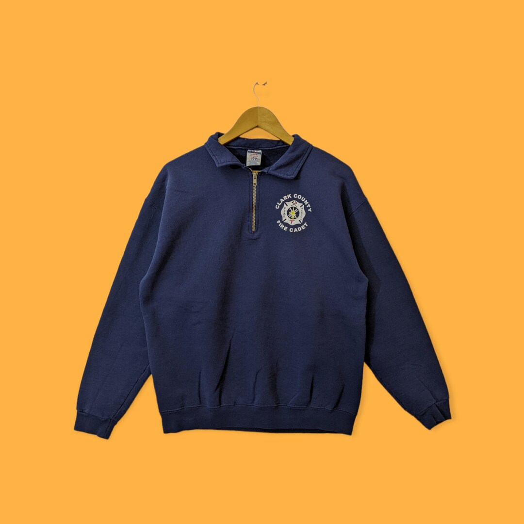 Vintage Clark County Fire Cadet Sweatshirt Clark County Crewneck Clark ...