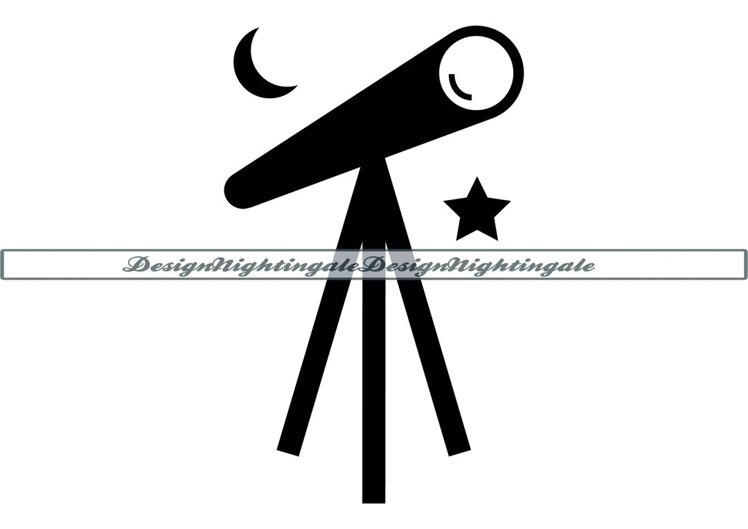 Telescope SVG, Space Svg, Astronomy Svg, Telescope Clipart, Telescope ...