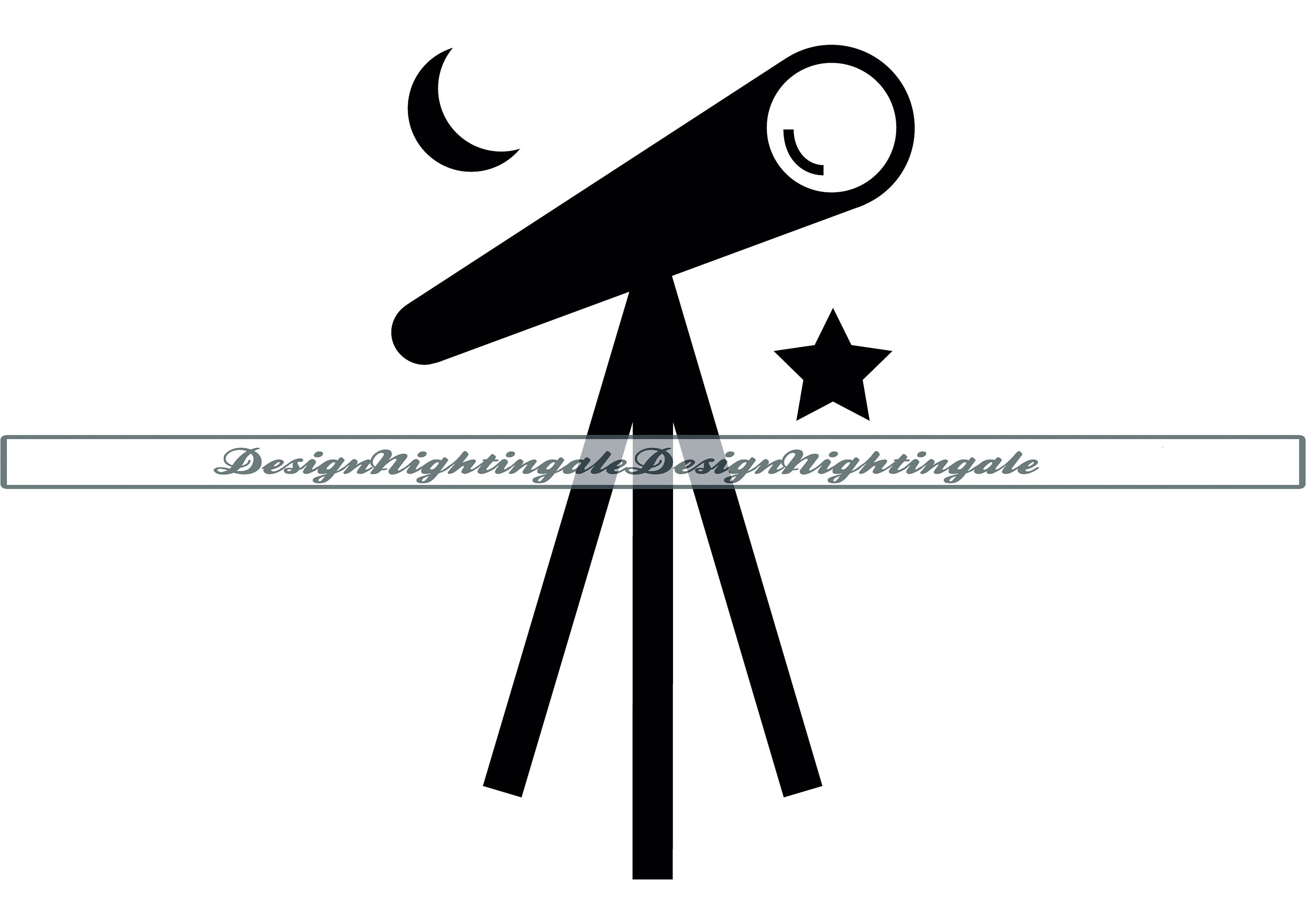Telescope SVG, Space Svg, Astronomy Svg, Telescope Clipart, Telescope ...