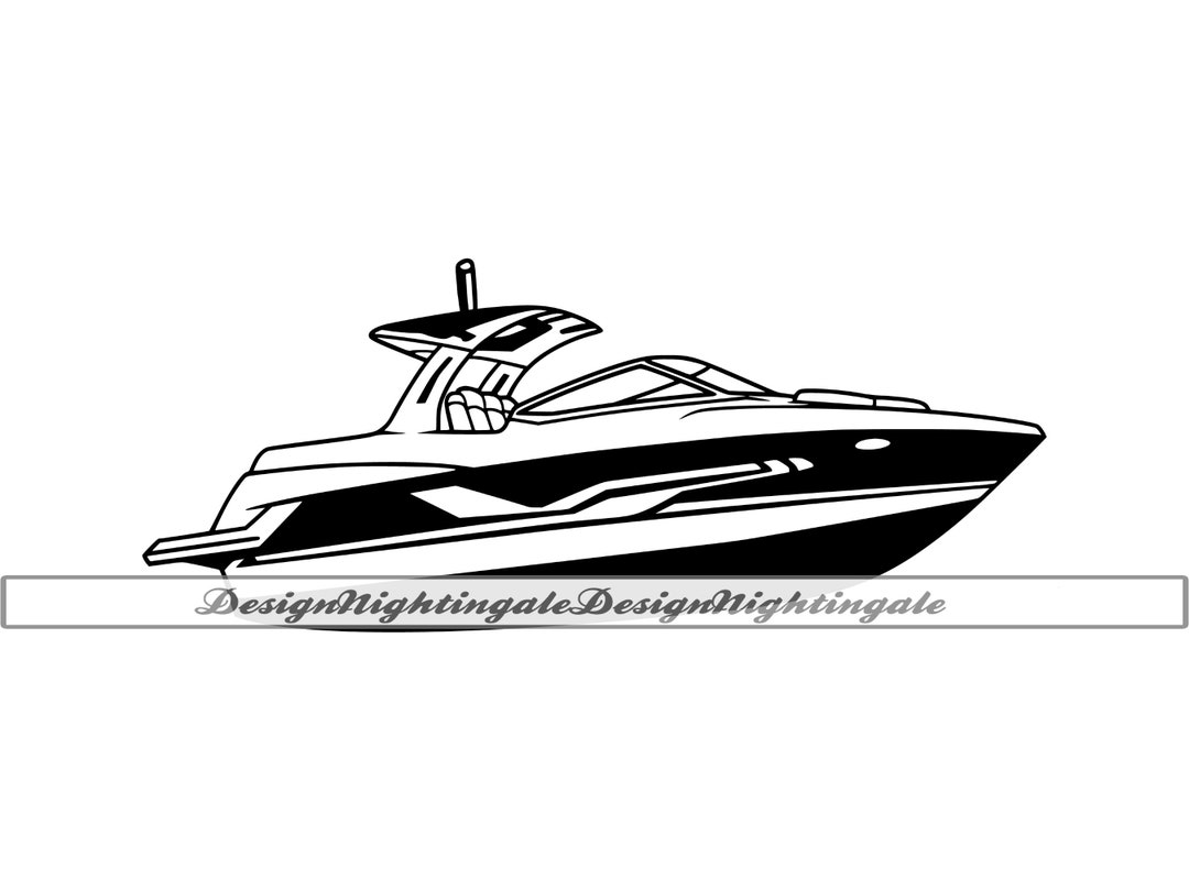 Wakeboard Boat SVG, Ski Boat SVG, Wakeboard Boat Clipart, Files for ...