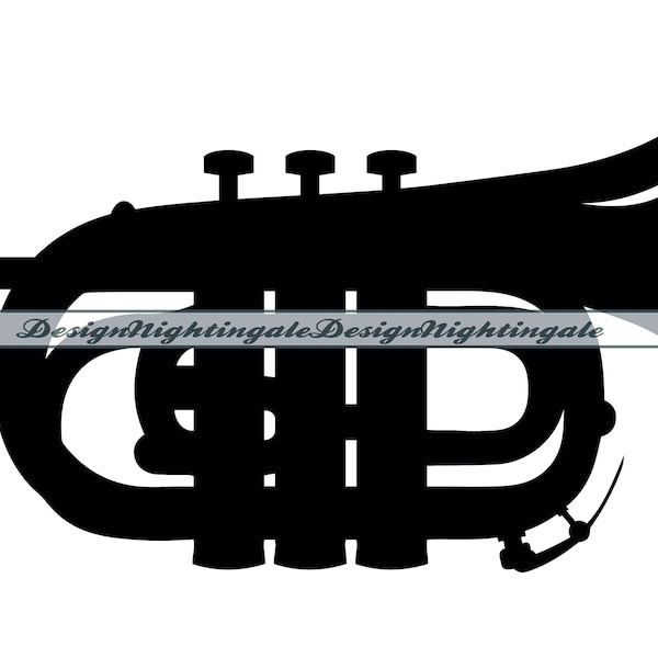 Marching Band Baritone Silhouette Svg - Etsy