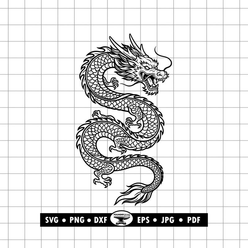 Dragon Vinyl Japanese - Etsy