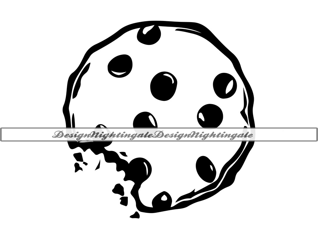 Chocolate Chip Cookie (svg, Png, Dxf, Eps, Pdf, Jpg) Digital Files - Etsy