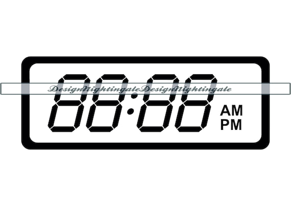 Digital Clocks Clipart