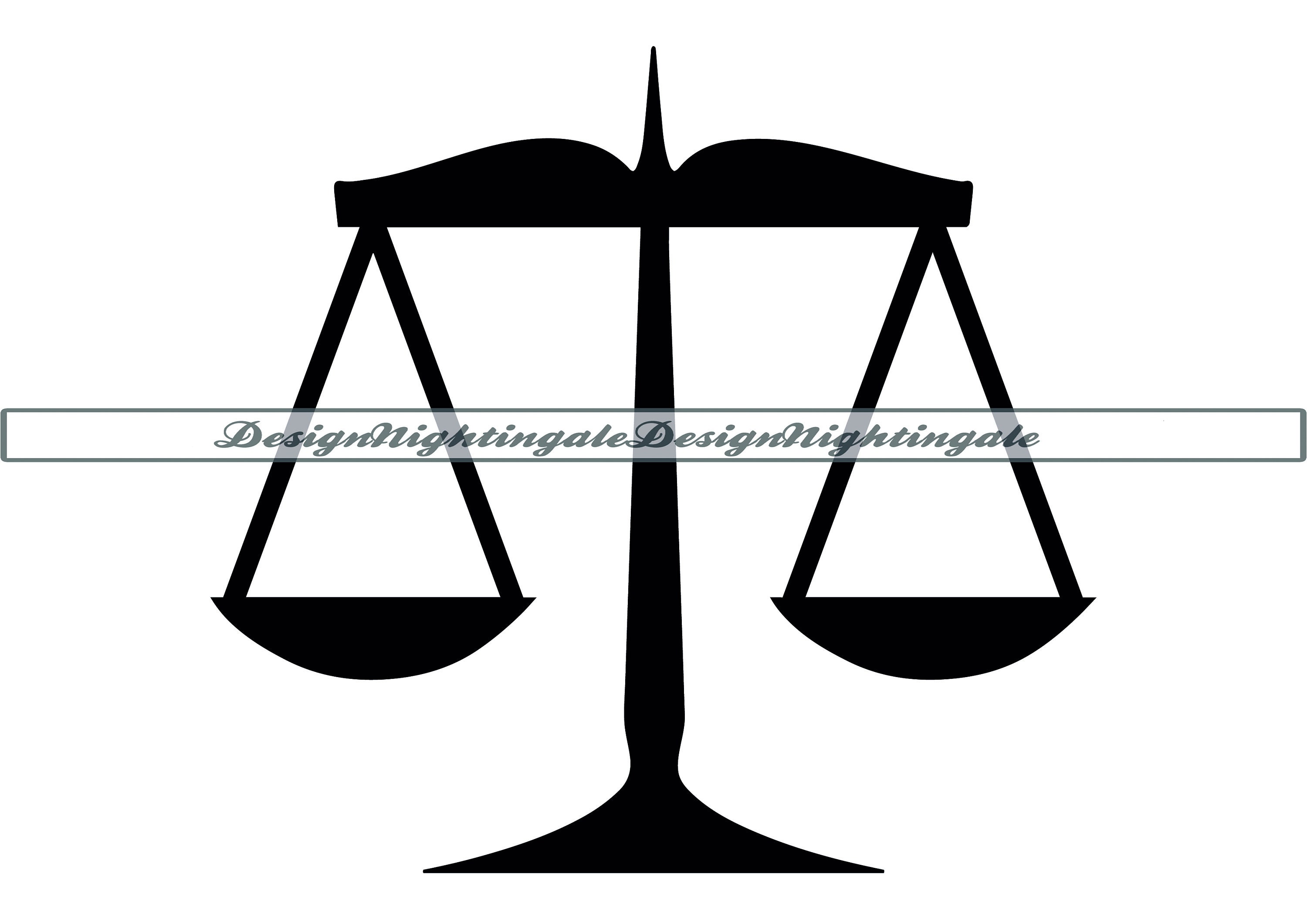 Scales of Justice 2 SVG Law Scales SVG Law SVG Balance | Etsy
