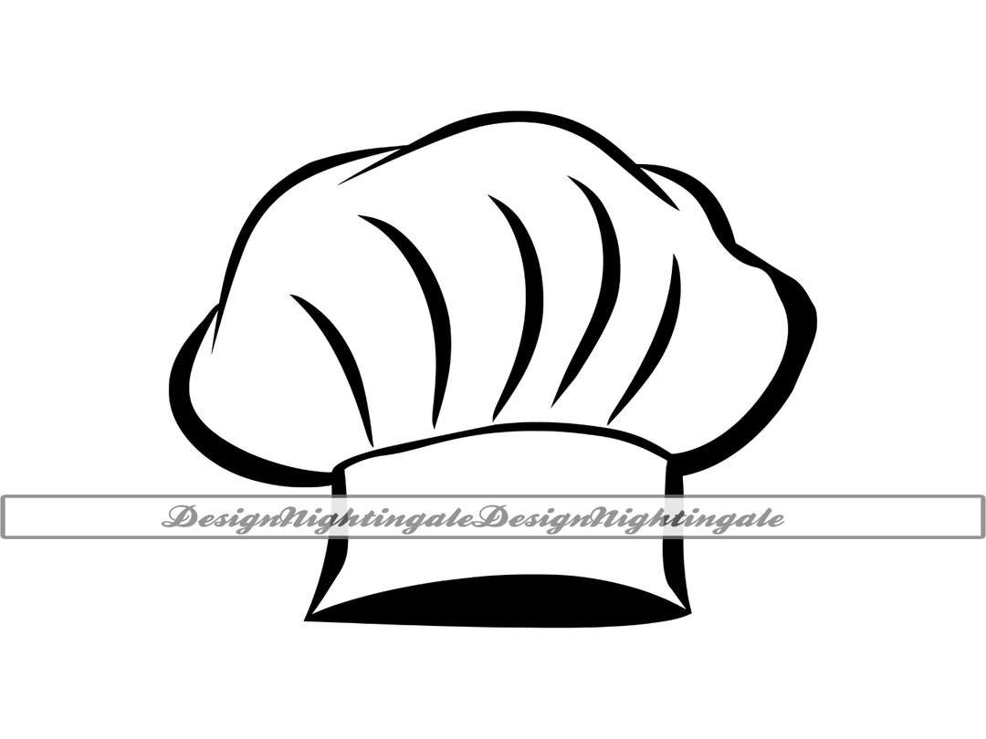 Chef Hat #4 SVG, Chef SVG, Cook SVG, Chef Hat Clipart, Chef Hat Files ...