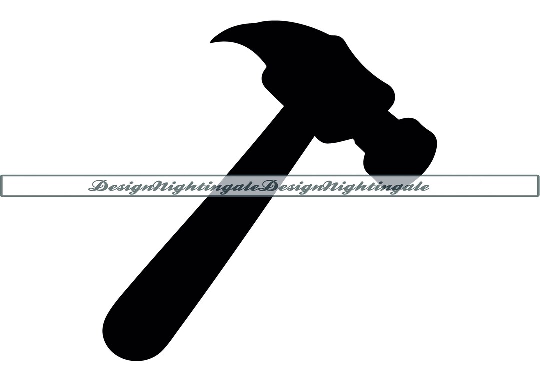 Hammer #2 SVG, Hammer Clipart, Hammer Files for Cricut, Hammer Cut ...