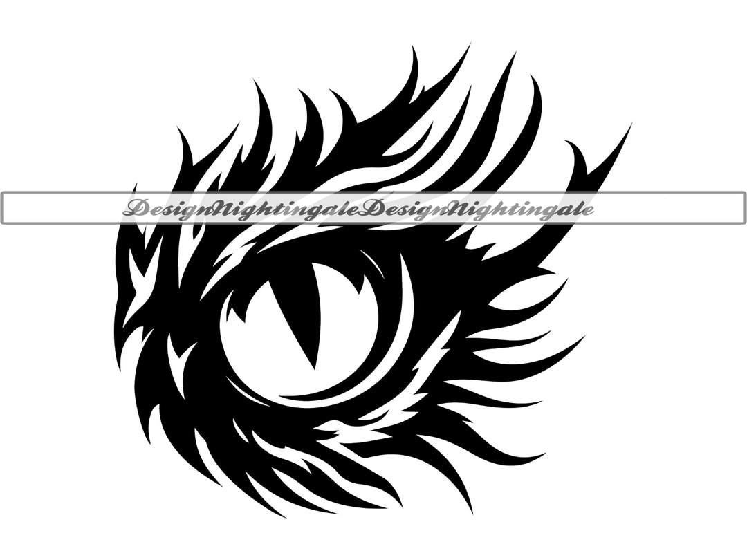 Dragon Eye #2 SVG, Dragon Svg, Dragon Eye Clipart, Dragon Eye Files for ...