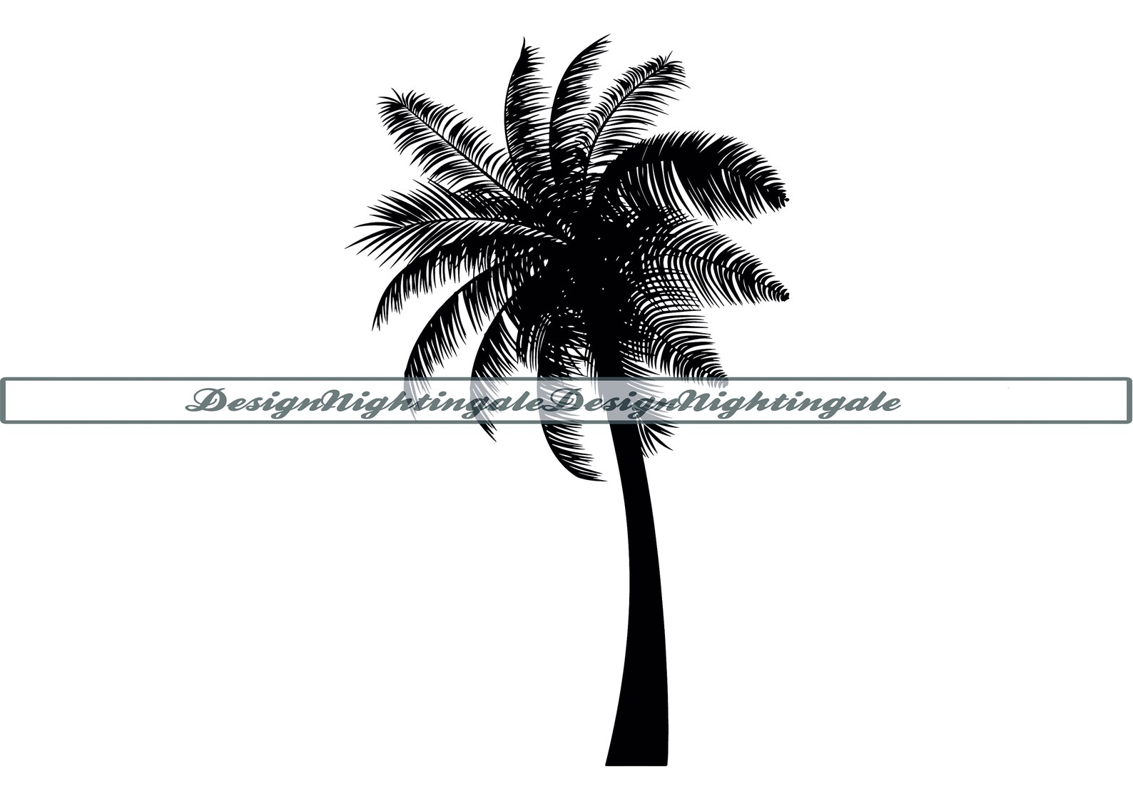 Palm Tree #3 SVG, Tropical Tree SVG, Island Tree Svg, Palm Tree Clipart ...