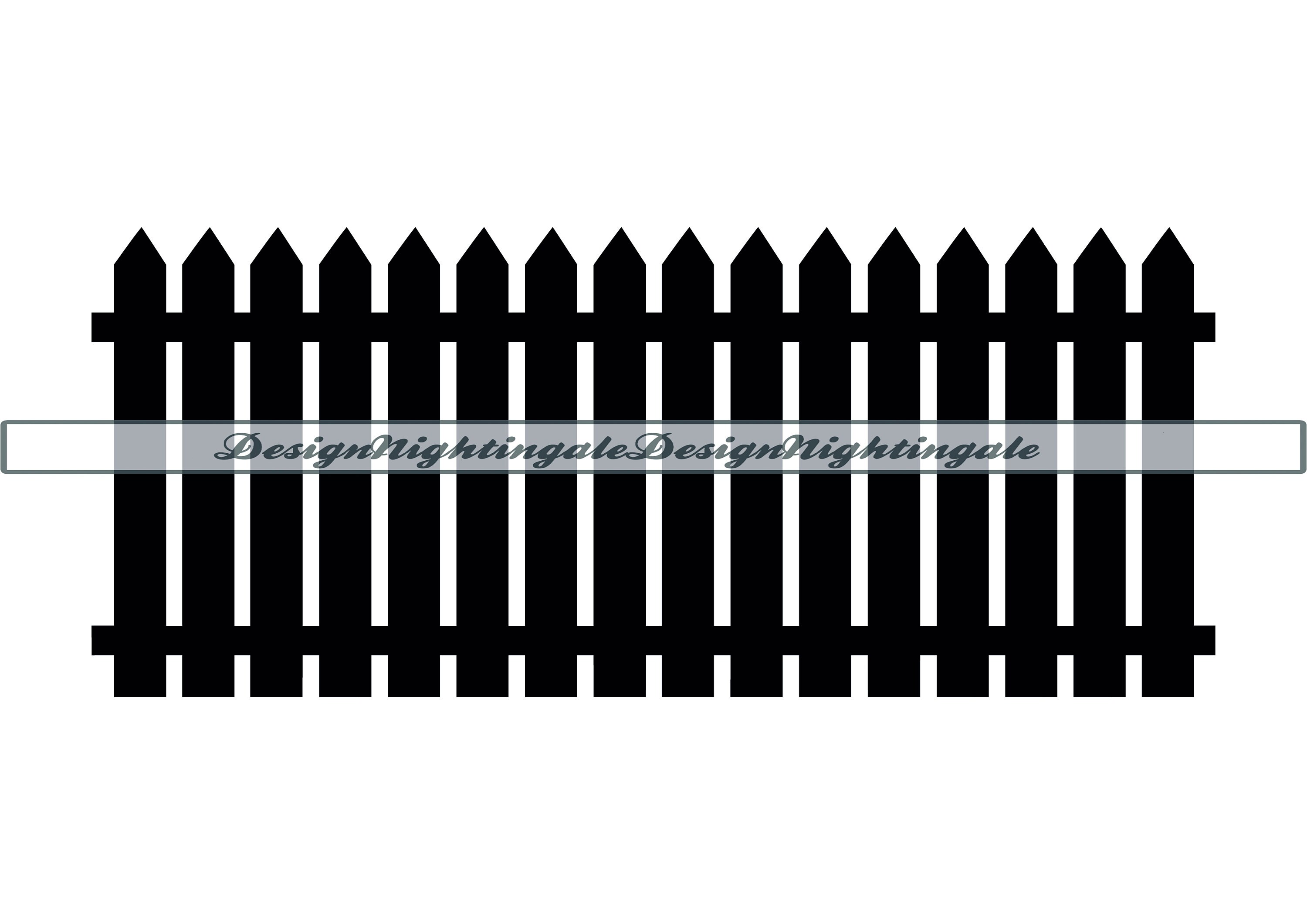 Wooden Picket Fence SVG Picket Fence SVG Picket Fence - Etsy UK