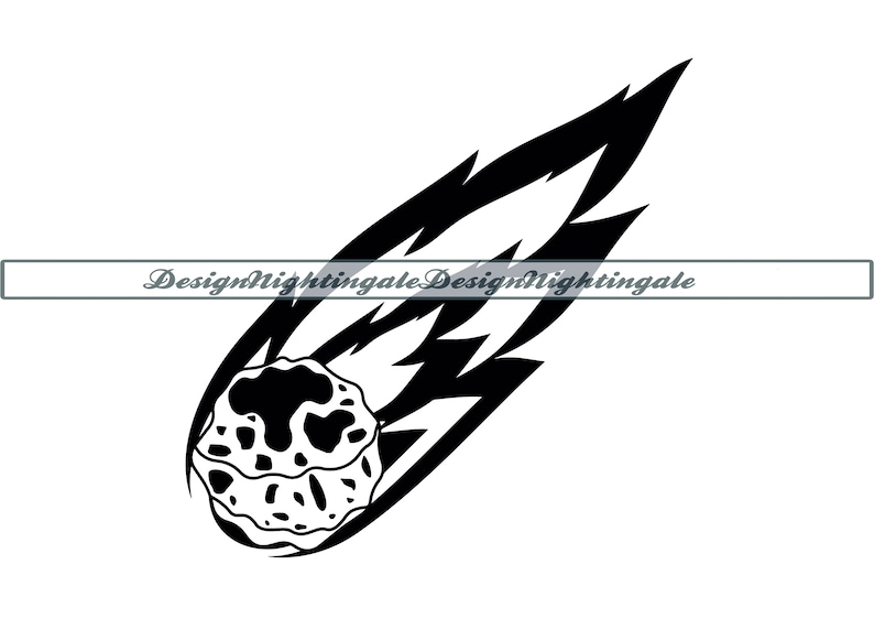 Meteor SVG, Comet SVG, Meteorite SVG, Meteor Clipart, Meteor Files For ...
