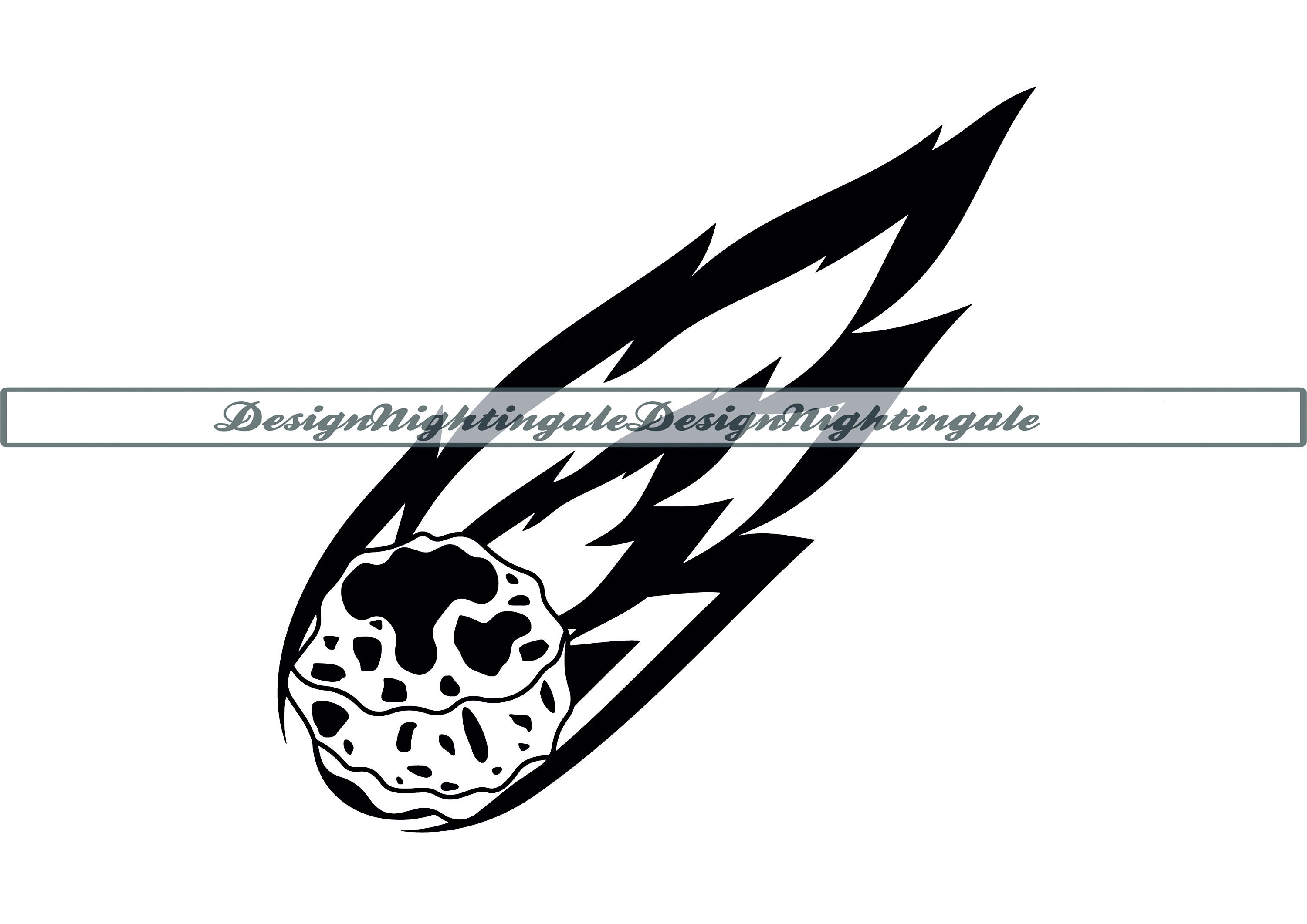 Meteor SVG Comet SVG Meteorite SVG Meteor Clipart Meteor - Etsy UK