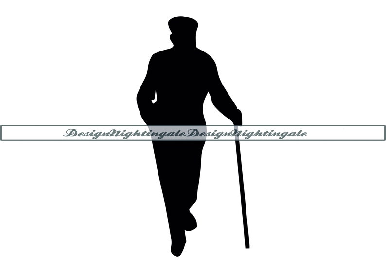 Old Man 2 SVG Walking Old Man SVG Old Man Clipart Old Man - Etsy