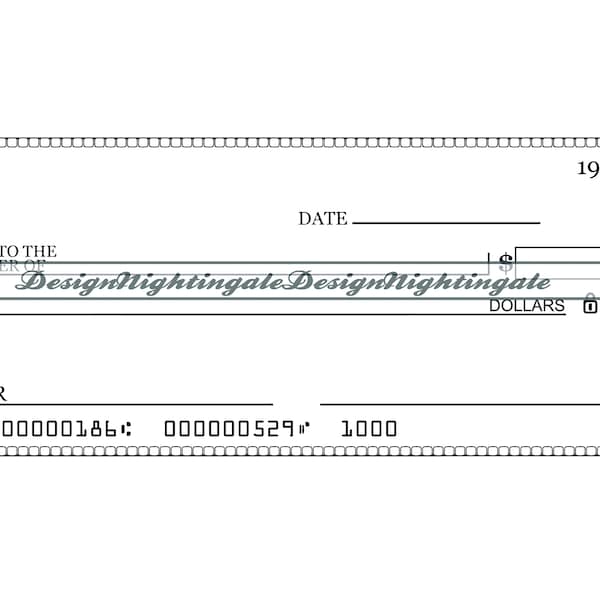 Blank Check Svg - Etsy