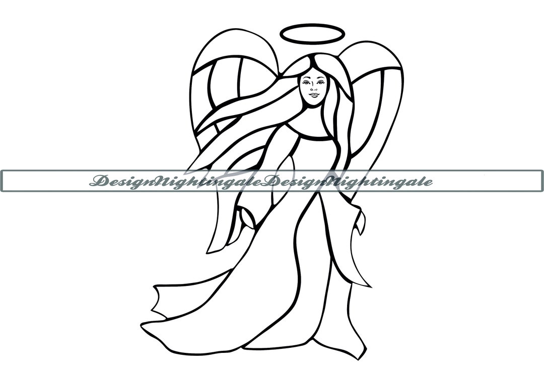Angel SVG, Angel Clipart, Angel Files for Cricut, Angel Cut Files for ...