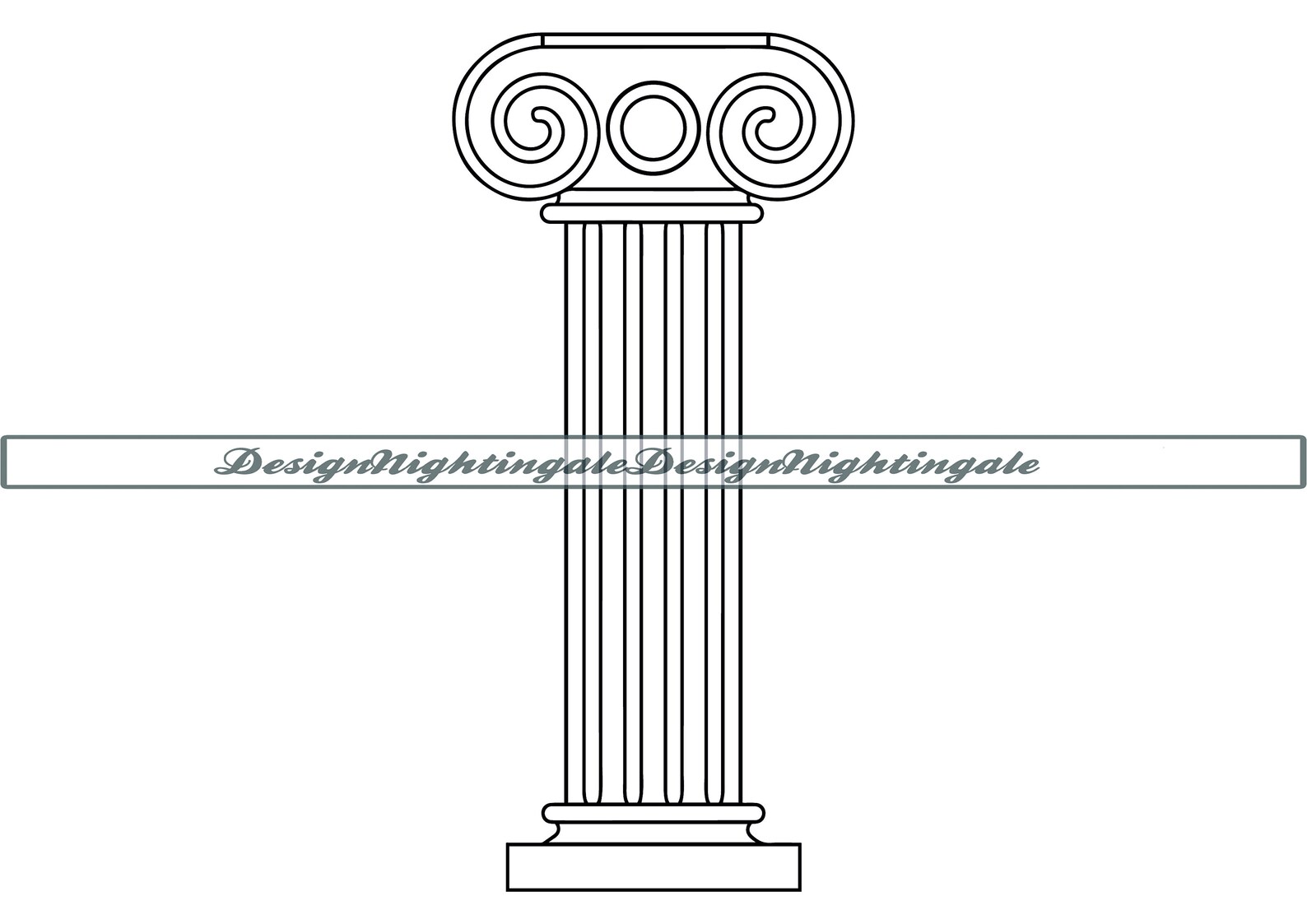 Column 7 SVG, Pillar SVG, Architecture SVG, Column Pillar Clipart ...