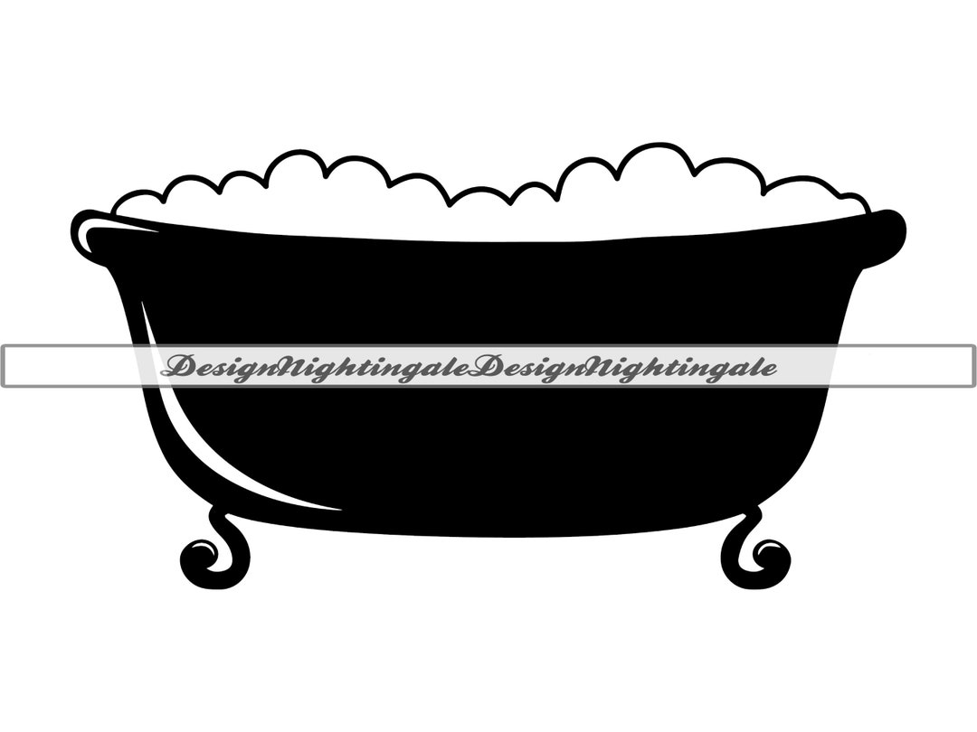 Bathtub SVG, Bath SVG, Shower SVG, Bathtub Clipart, Bathtub Files for ...