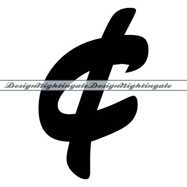 Cent Sign - Etsy