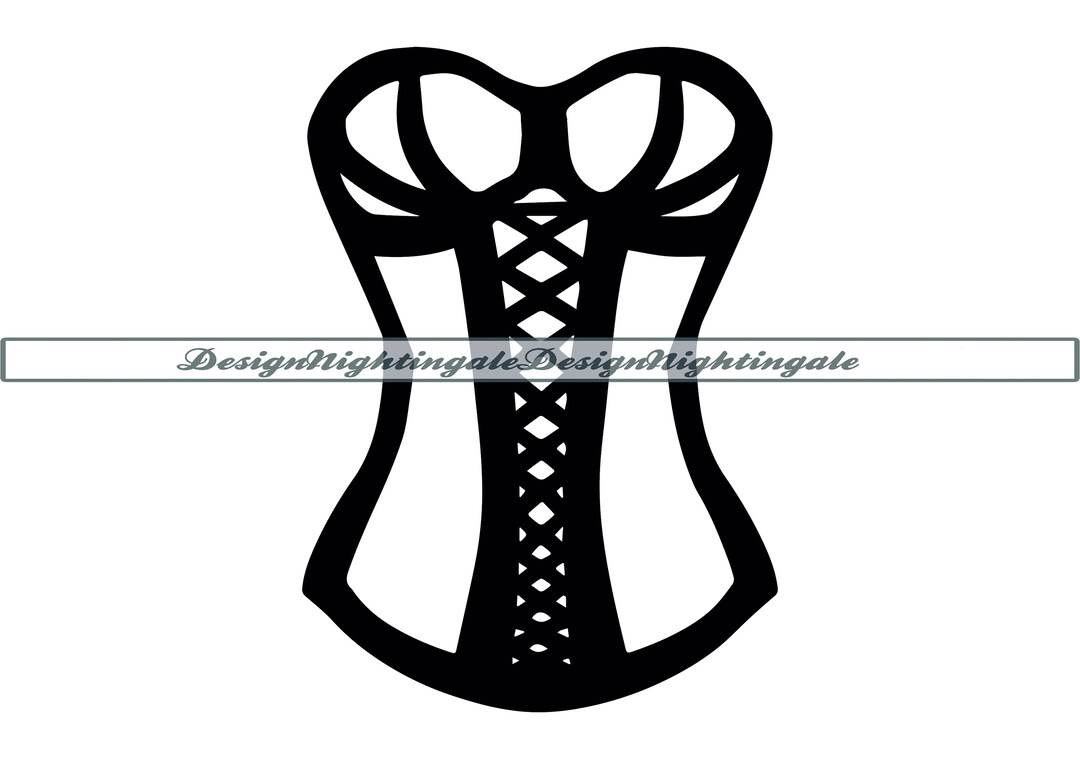 Corset SVG, Bustier SVG, Corset Clipart, Corset Files for Cricut ...