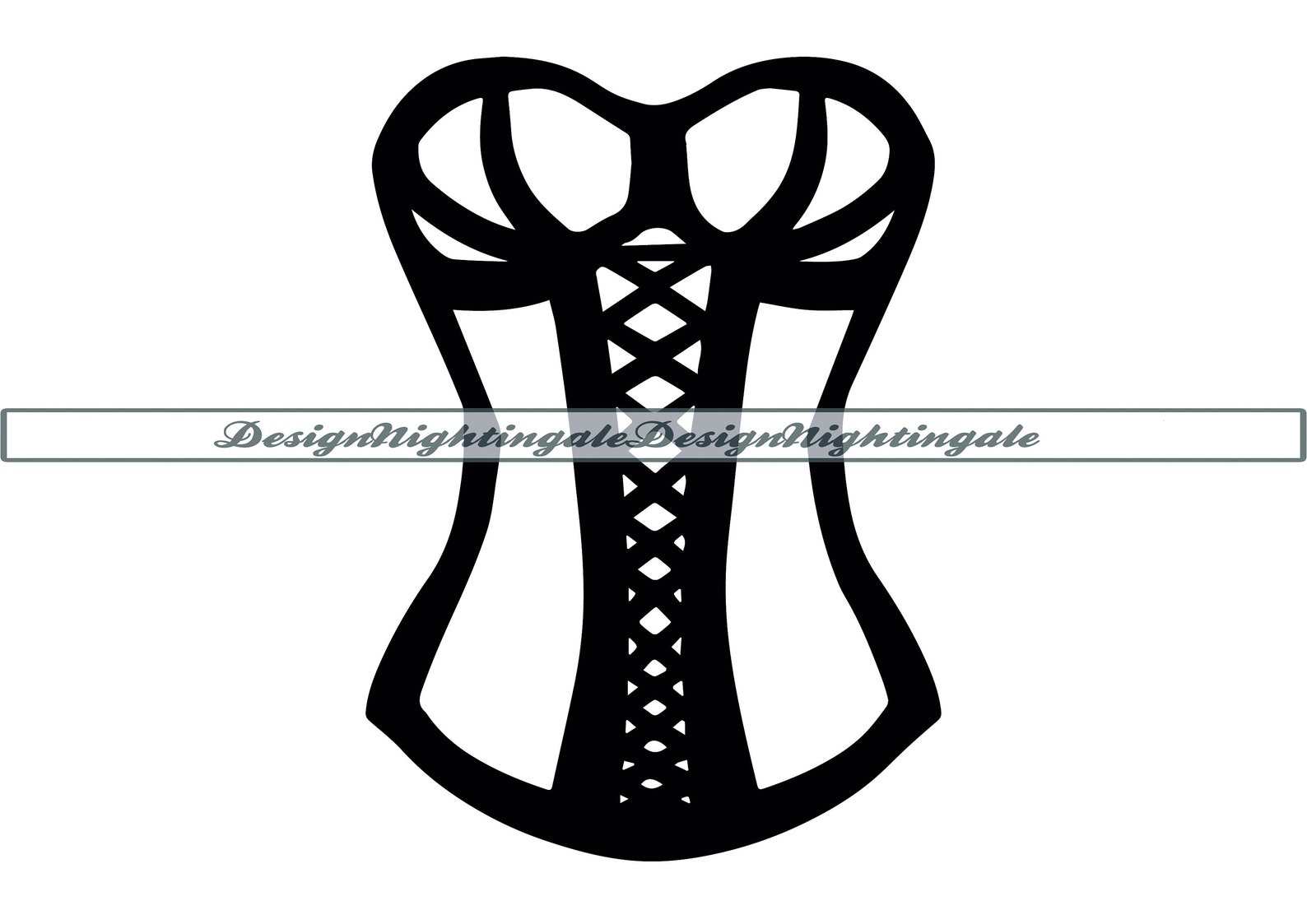 Corset SVG Bustier SVG Corset Clipart Corset Files for | Etsy