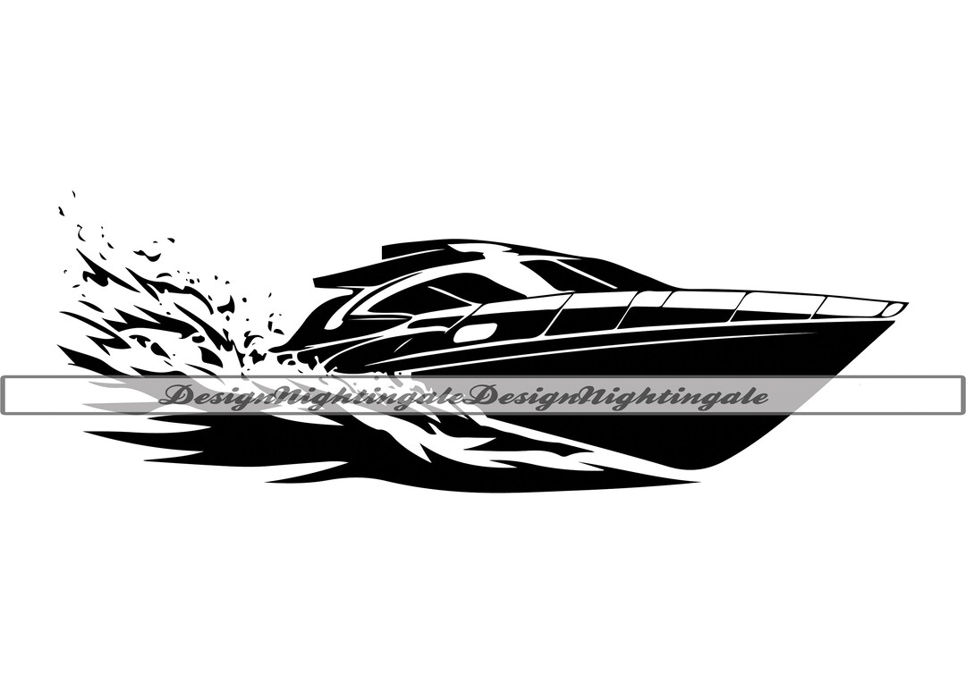 Speed Boat 2 SVG Motor Boat SVG Yacht Svg Speed Boat - Etsy
