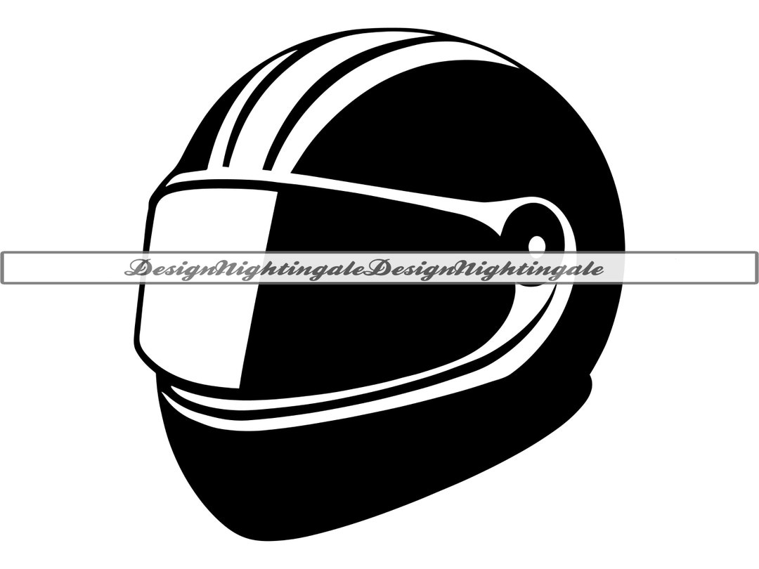 Motorcycle Helmet SVG, Clipart Vector Files (digital Download) - Etsy UK
