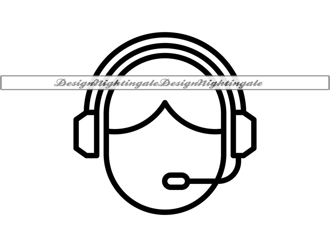 Call Center Icon #2 SVG, Customer Support SVG, Call Center SVG, Clipart ...